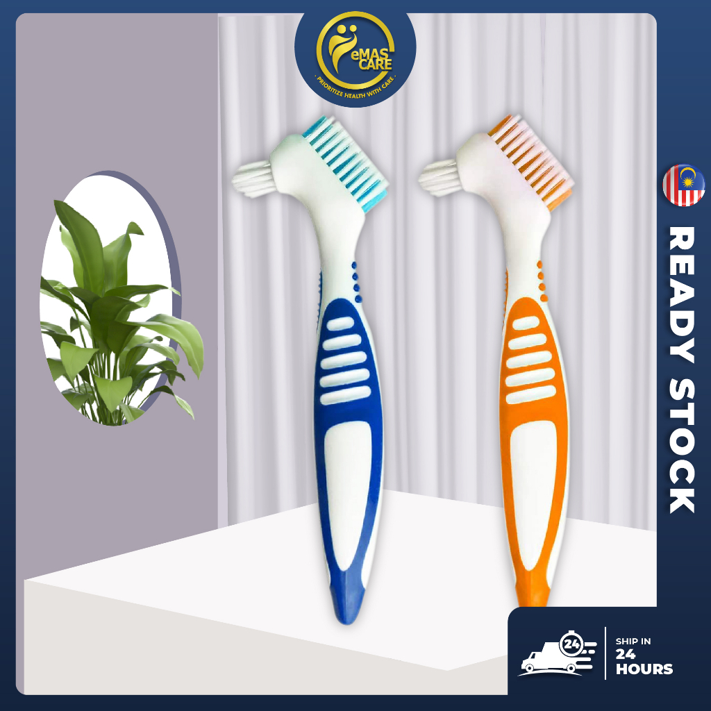 Dr. Smith Denture Cleaning Brush Dedicated Denture False Teeth Brush ...