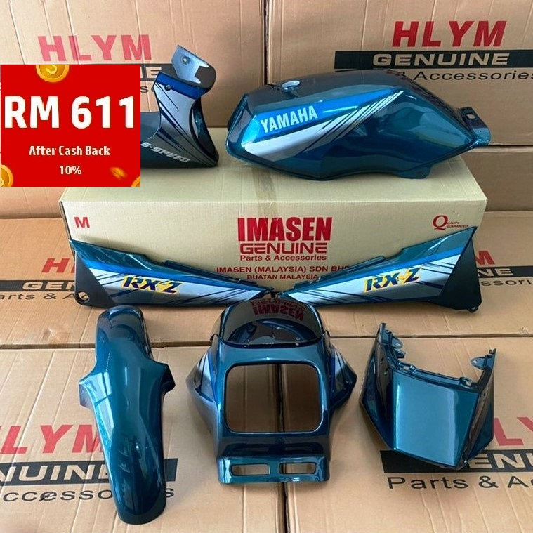 🔥Y564 YAMAHA RXZ IMASEN HIJAU SISIK/MILI/RXZ HLYM MUDGUARD TEBAL🔥COVER ...