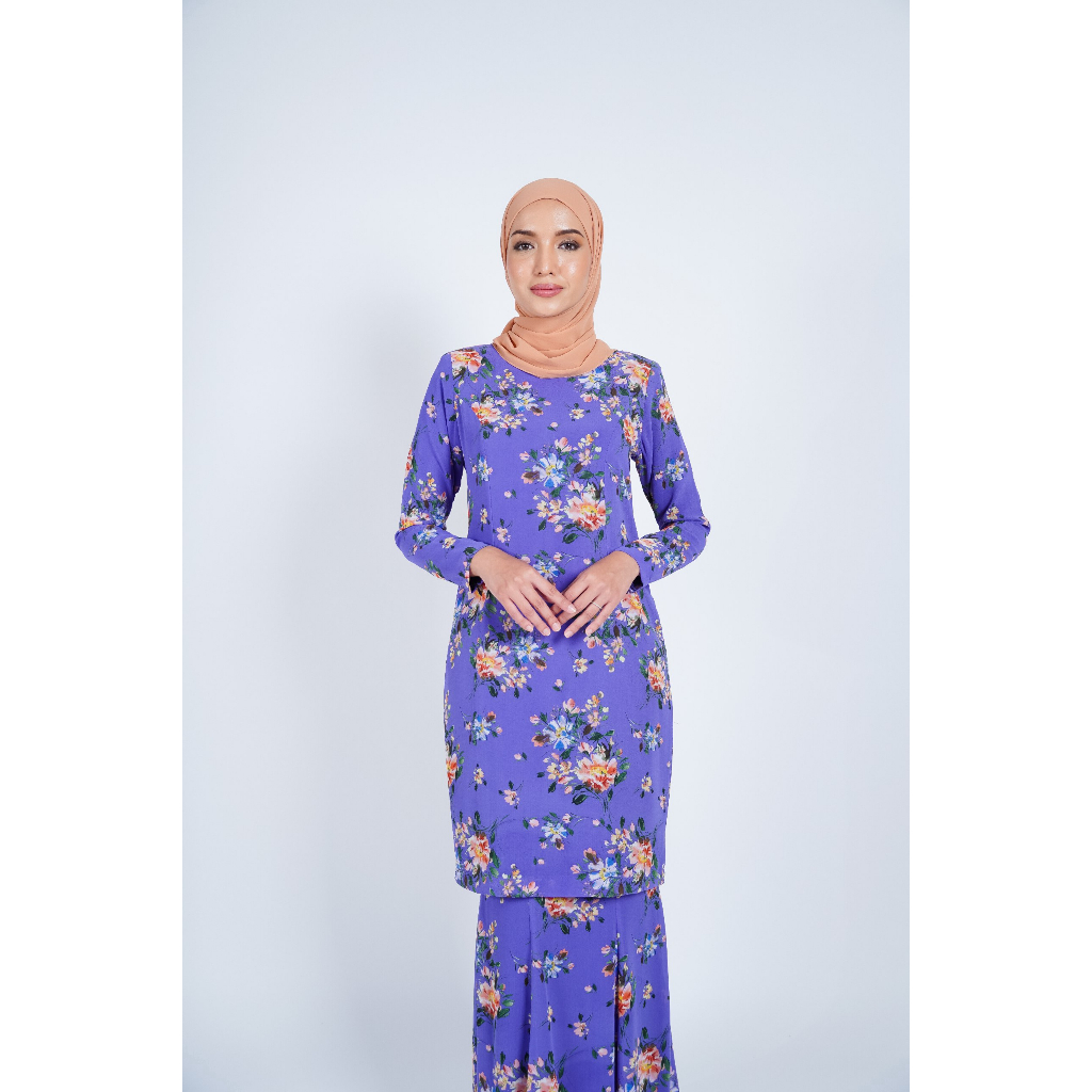 NADZRI MORSHIDI | TIARA KURUNG MODERN CHIFFON PRINCESS CUT | BAJU RAYA ...