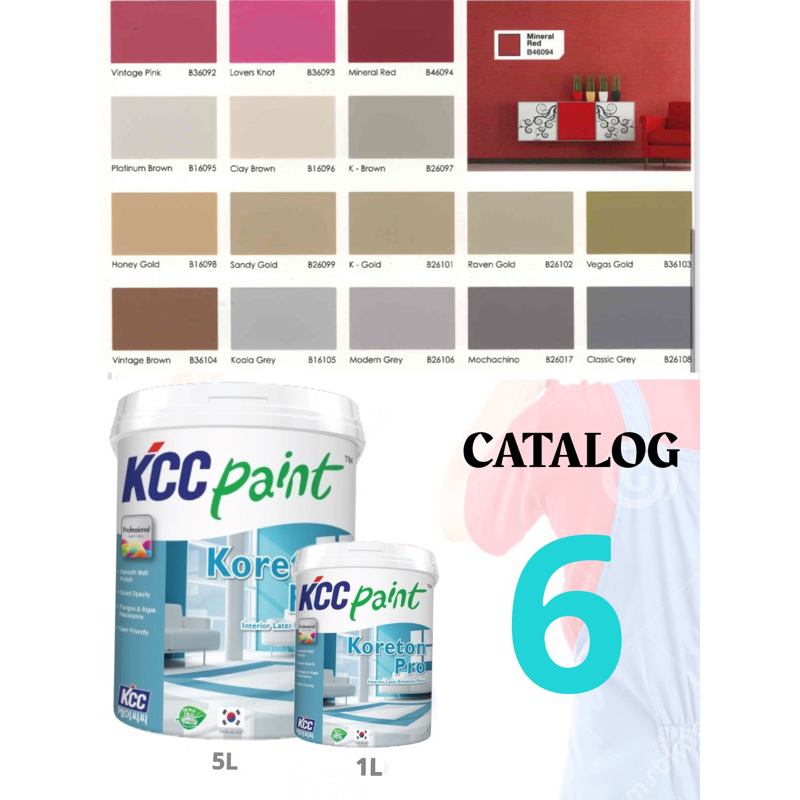 Very CHEAP KCC PRO paint 5liter&1liter cat dinding murah berkualit ...