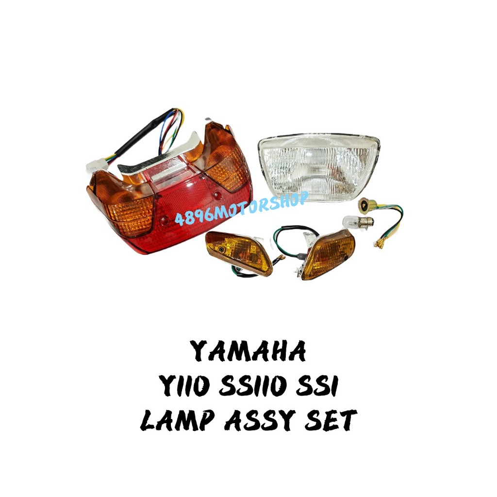 YAMAHA Y110 SS110 SS1 LAMP SET HEAD LAMP TAIL LAMP FRONT SIGNAL / LAMPU ...