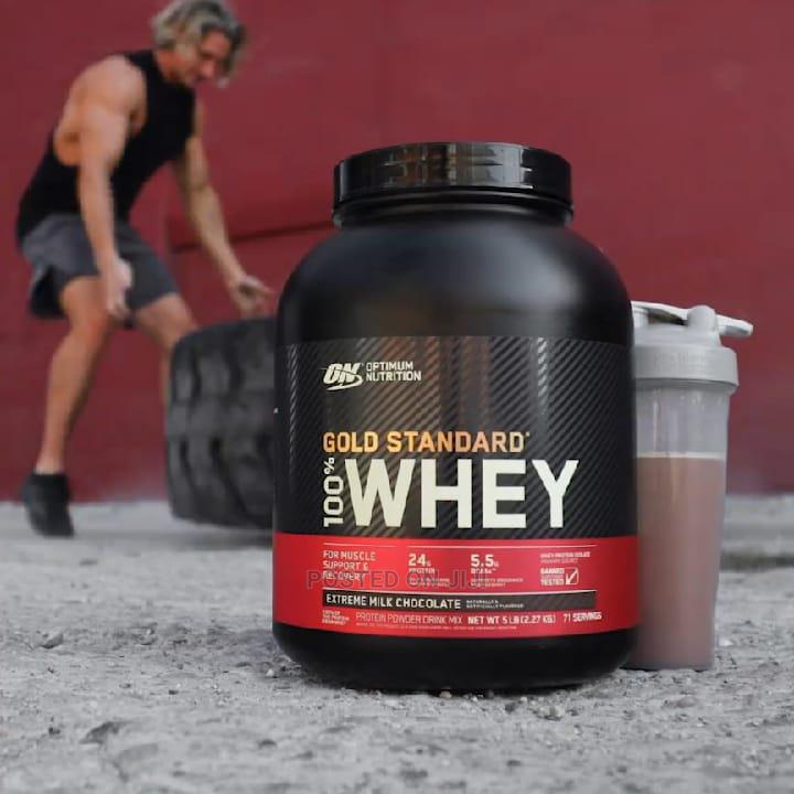 Optimum Nutrition Gold Standard 100% Whey 5lbs Whey Protein Powder ...