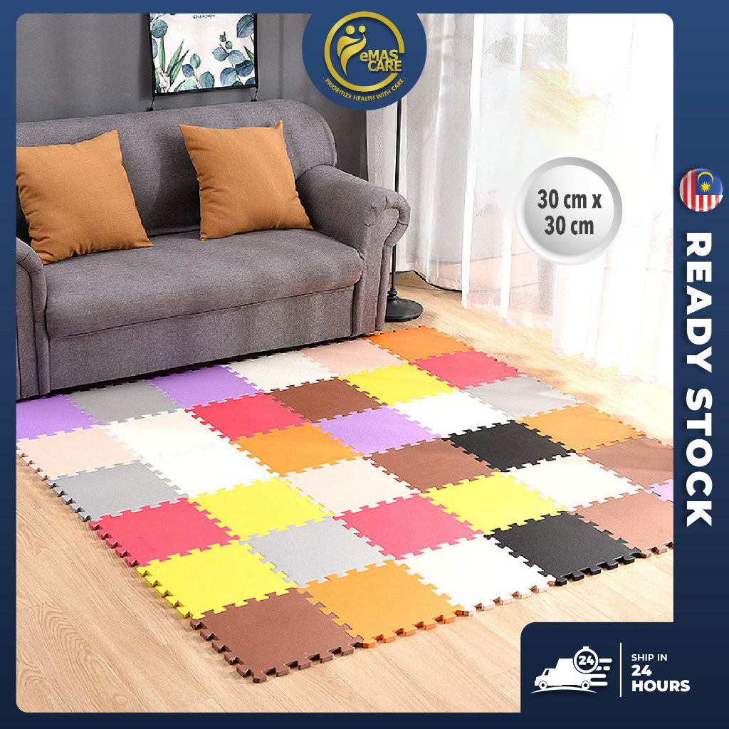[UPGRADE] Soft Mat Foam Tikar Carpet EVA Mosaic Floor Mat -- Tikar ...