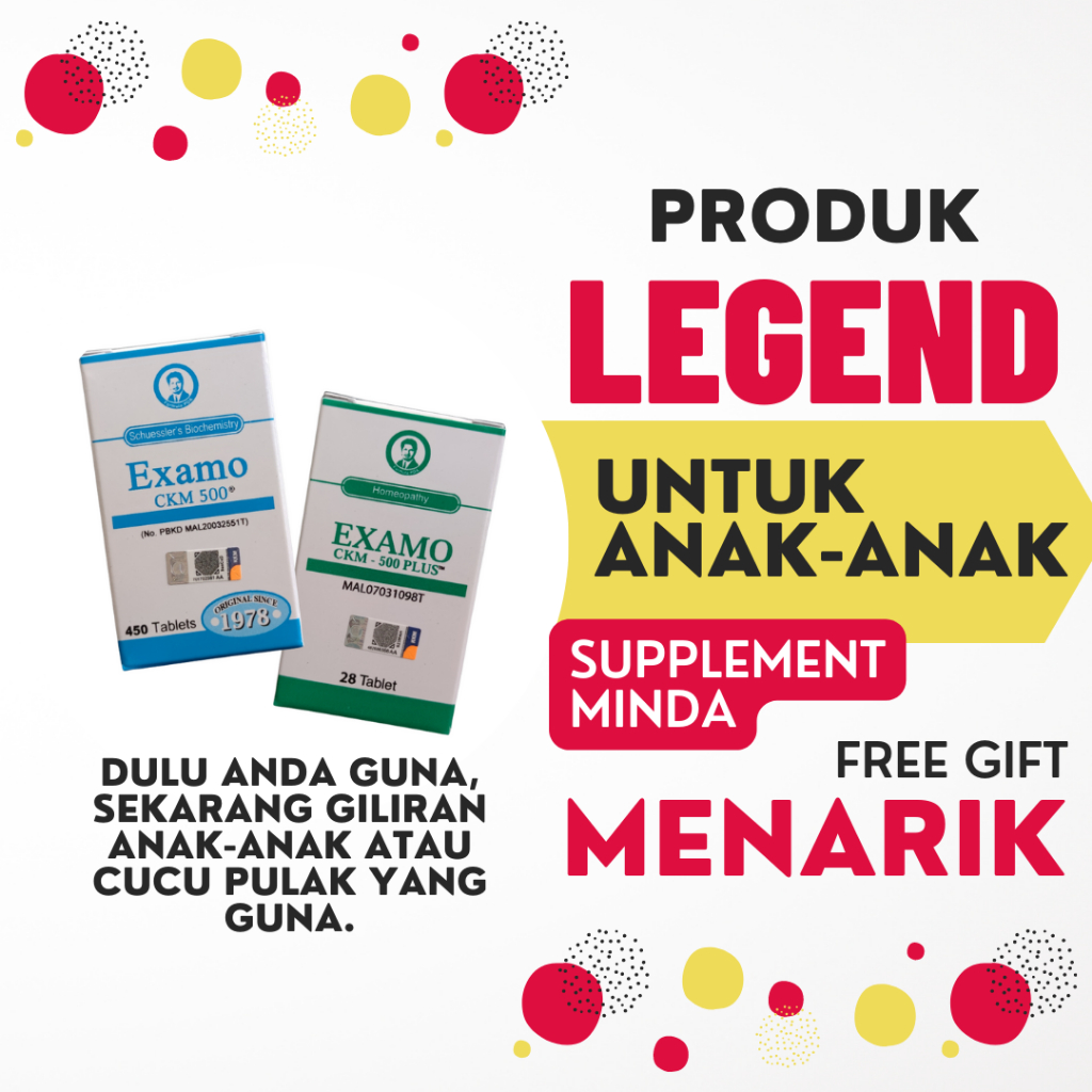 EXAMO | SUPPLEMENT | HEALTH | EXAMO ORIGINAL | EXAMO CKM 500 | Shopee ...