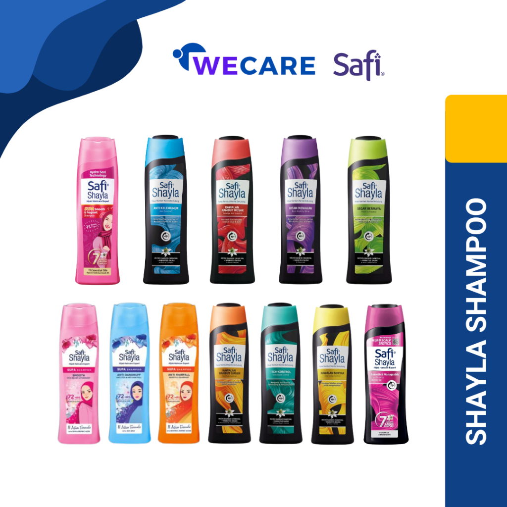 Safi Shayla Shampoo / Syampu Rambut (300g / 320g) - 12 Variants | We Care | Shopee Malaysia
