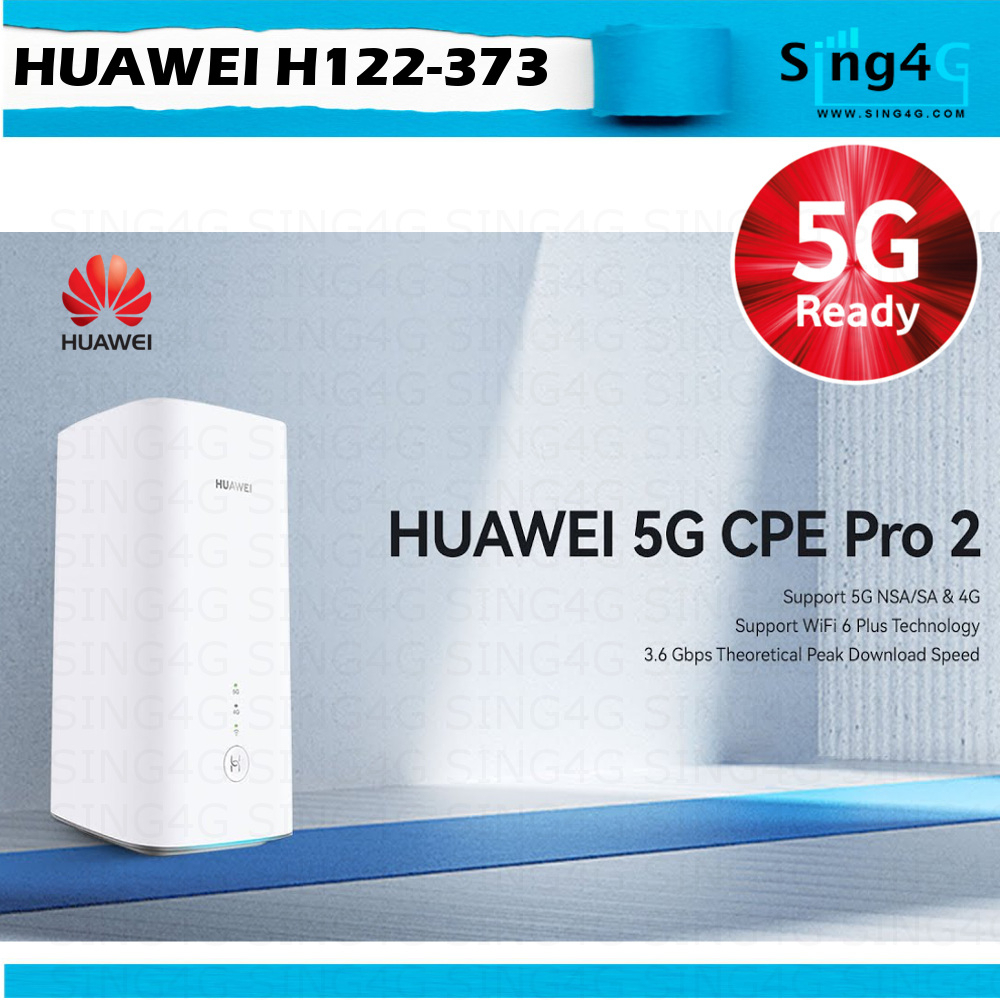 Huawei H122 H122-373 Huawei 5G CPE PRO 2 5G 4G SIM ROUTER WIFI 6+ World ...