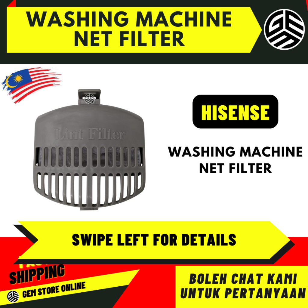 HISENSE Washing Machine Net Filter / Filter Mesin Basuh WTCT-701G ...