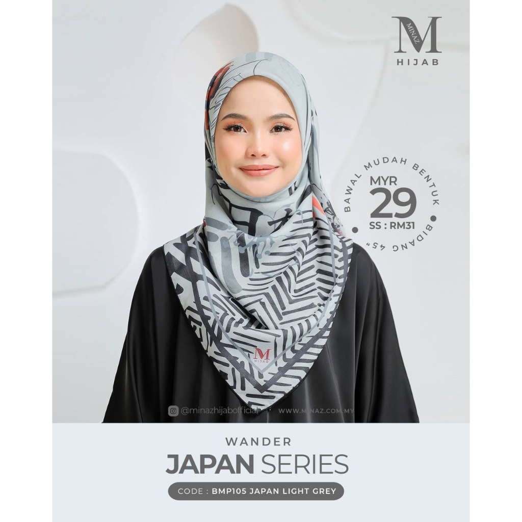 Minaz Wander Series (Japan Light Grey) | Shopee Malaysia