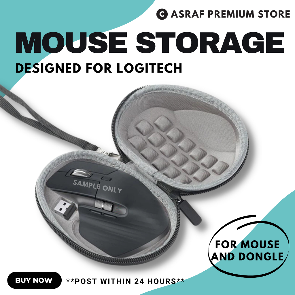 [Post 24H, M'sia Stock] Wili Carrying Bag Gaming Mouse Storage Box Case ...