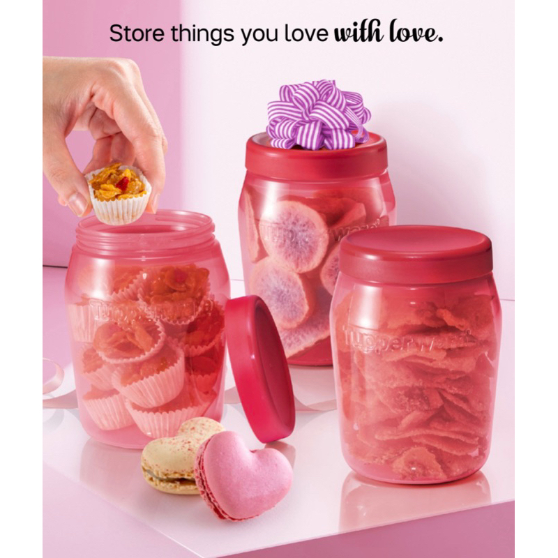 Tupperware Universal Jar (550 ml) RED - 1 Pc | Shopee Malaysia