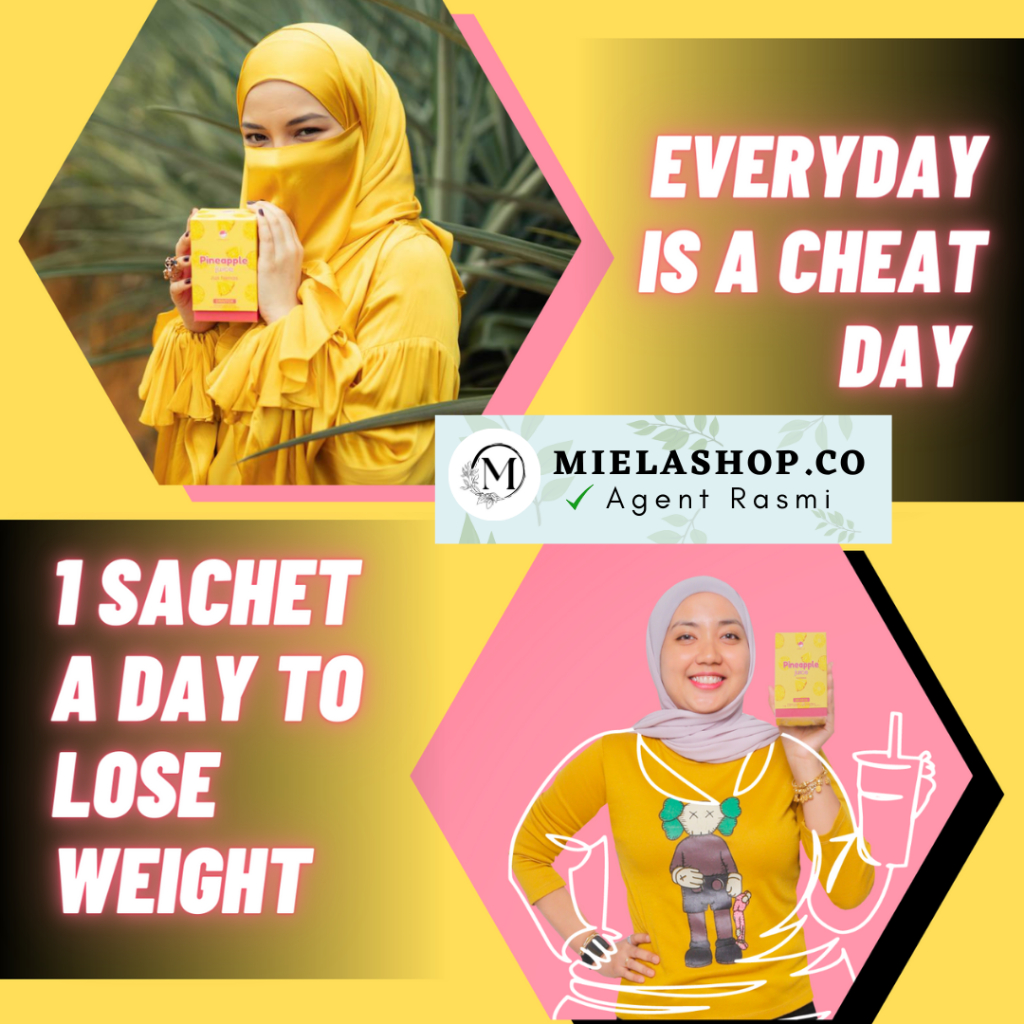 Drinktox Nilofa Plus Pineapple Drink (Jimat pack beli secara sachet ...