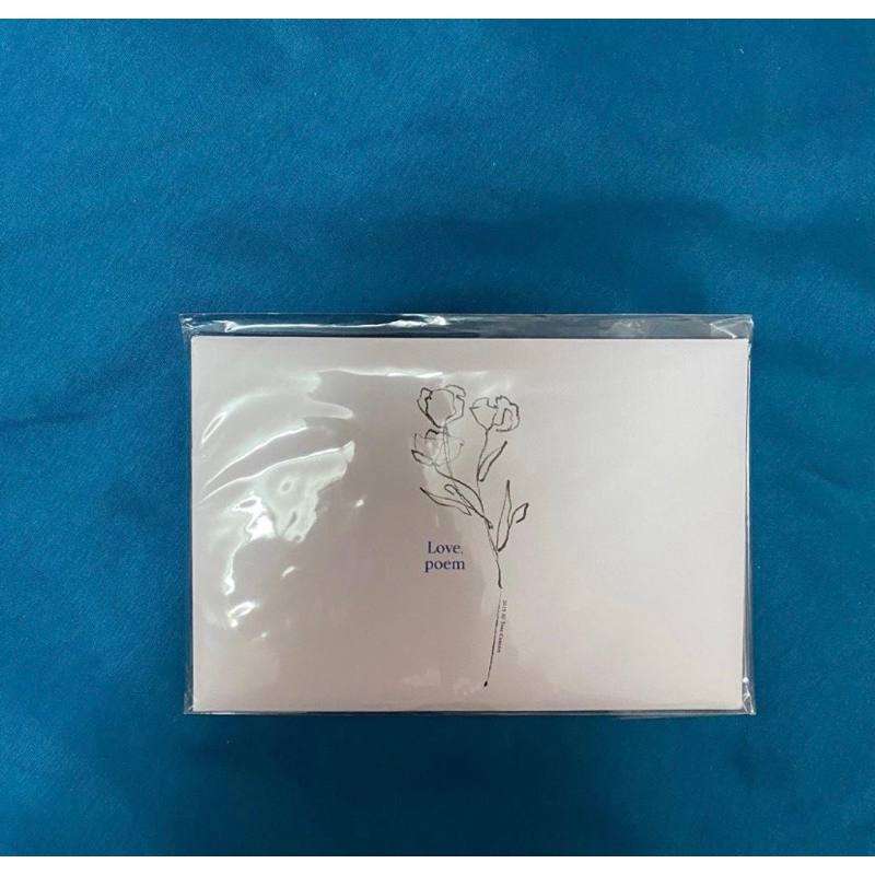 kpop unsealed album merch IU 2019 love poem concert merch postcard type ...