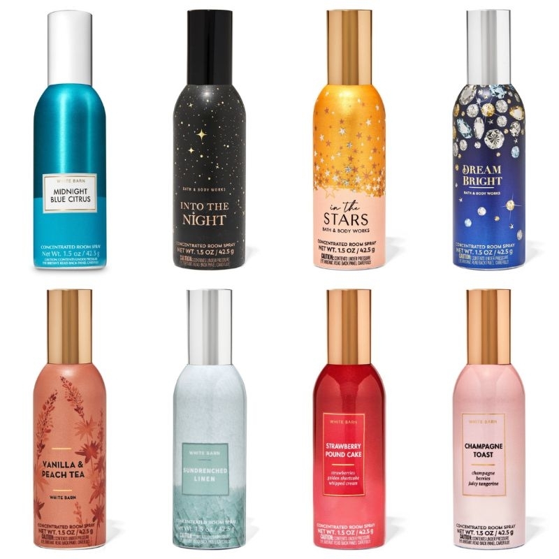 BATH BODY WORKS BBW Room Spray DREAM BRIGHT Midnight Blue Citrus ...