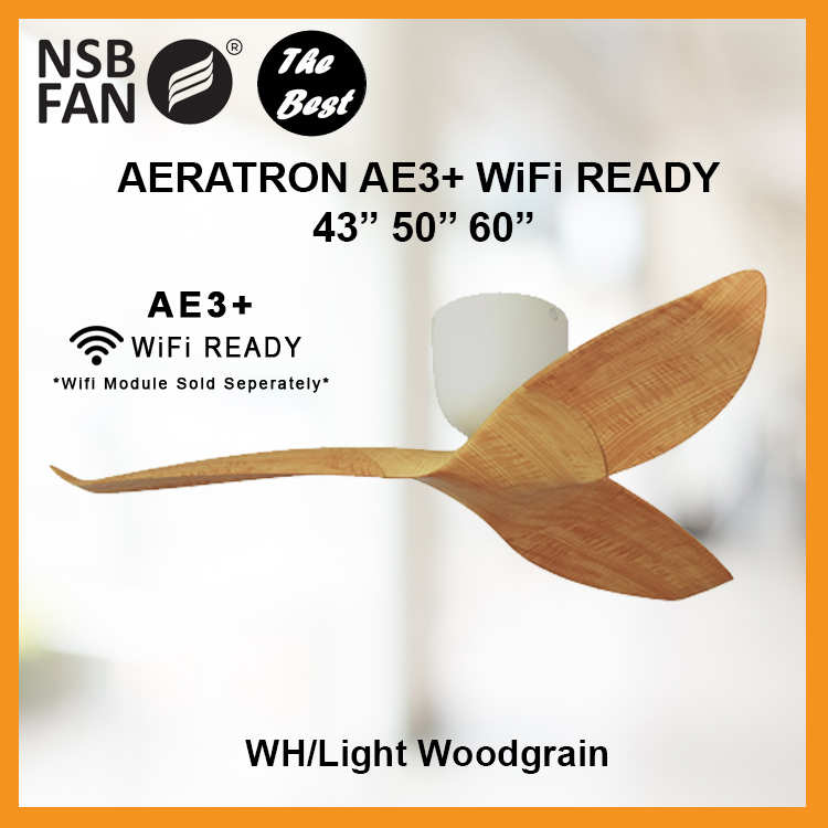 NSB FAN AERATRON AE3+/ AE3+ Wifi Ready 43 / 50 / 60 Inches DC MOTOR ...
