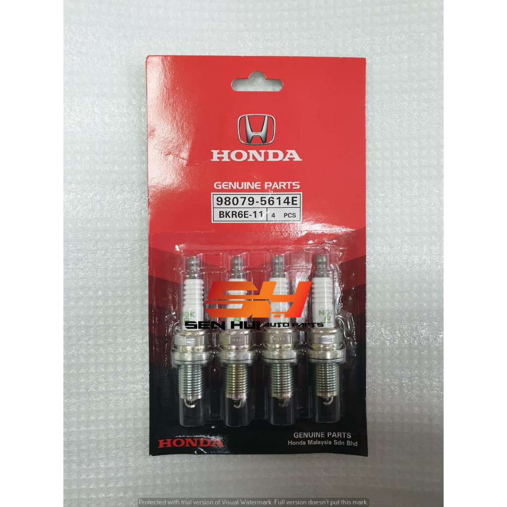 Honda CITY SPARK PLUG BKR6E-11 ngk x8 98079-5614E Genuine Parts | Shopee Malaysia