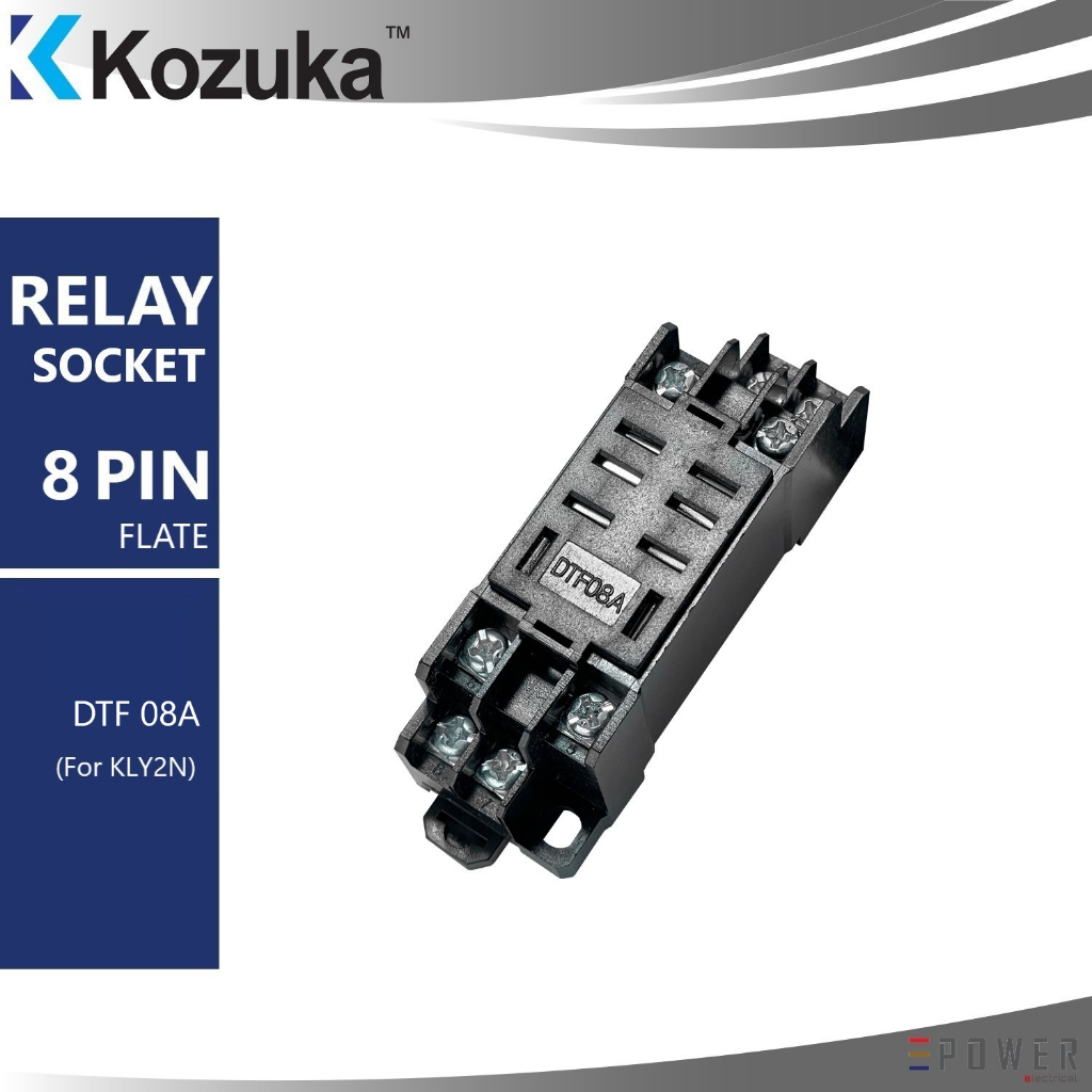 KOZUKA DTF08A RELAY SOCKET 8PIN FLATE BASE | Shopee Malaysia