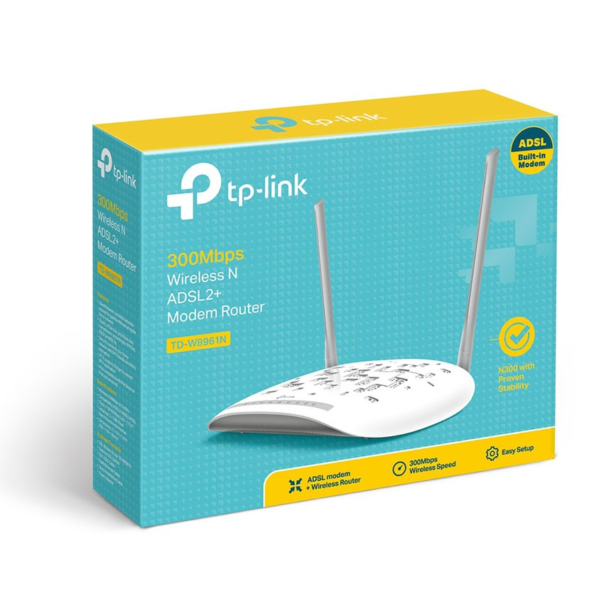 TP-LINK TD-W8961N 300Mbps Wireless N ADSL2+ Modem Router TM Streamyx ...