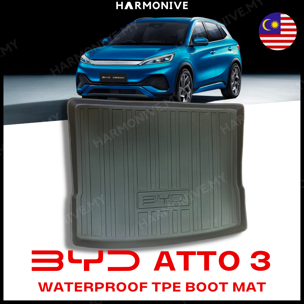 BYD ATTO 3 Rear Trunk Cargo Car Boot Tray (Waterproof) | Shopee Malaysia