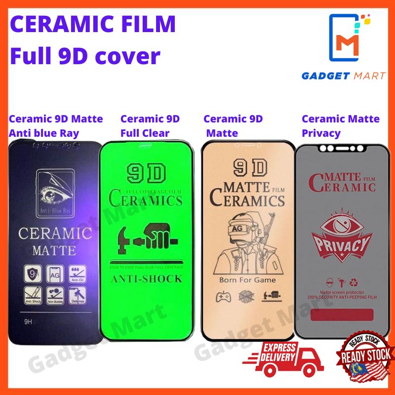 REDMI 10 5G Full Ceramic film screen protector 9D clear matte anti blue ...