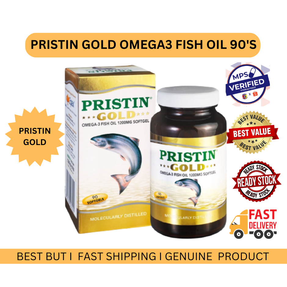 PRISTIN GOLD OMEGA-3 FISH OIL 1200MG ( 90 CAPSULE) | Shopee Malaysia
