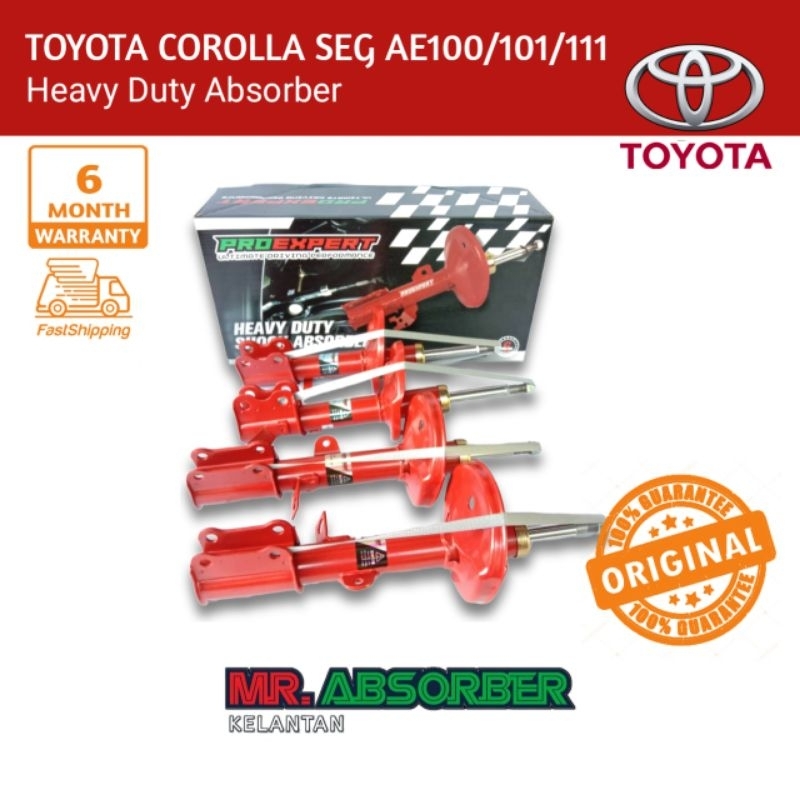 TOYOTA COROLLA SEG AE 100/101/111 ABSORBER HEAVY DUTY SPEC PRO EXPERT ...