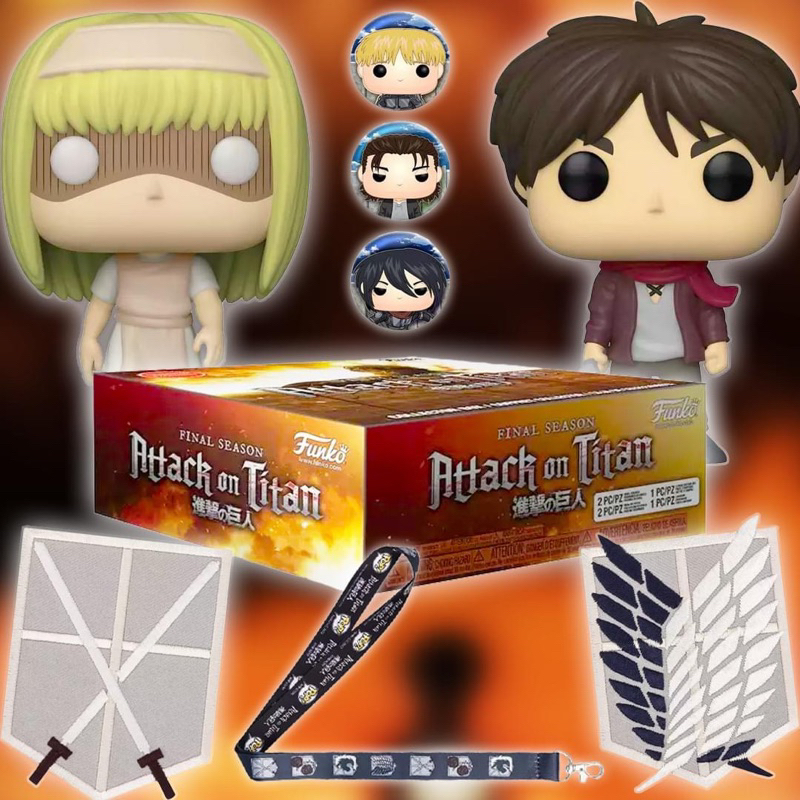 Funko Pop Attack on Titan Final Season Collector's Box | Shopee Malaysia