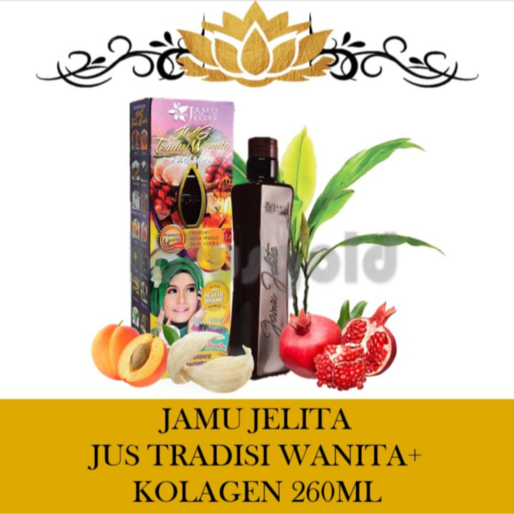 JAMU JELITA JUS TRADISI WANITA+ KOLAGEN 260ML | Shopee Malaysia