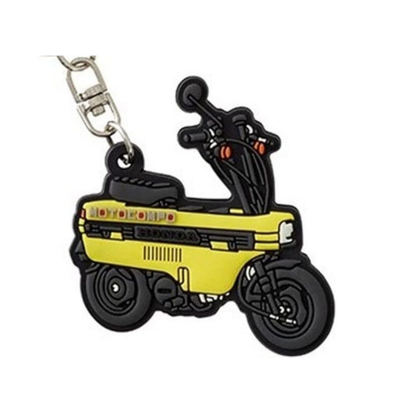 Genuine Honda Keychain Kumamon Motocompo Leather PVC Key Holder Japan ...