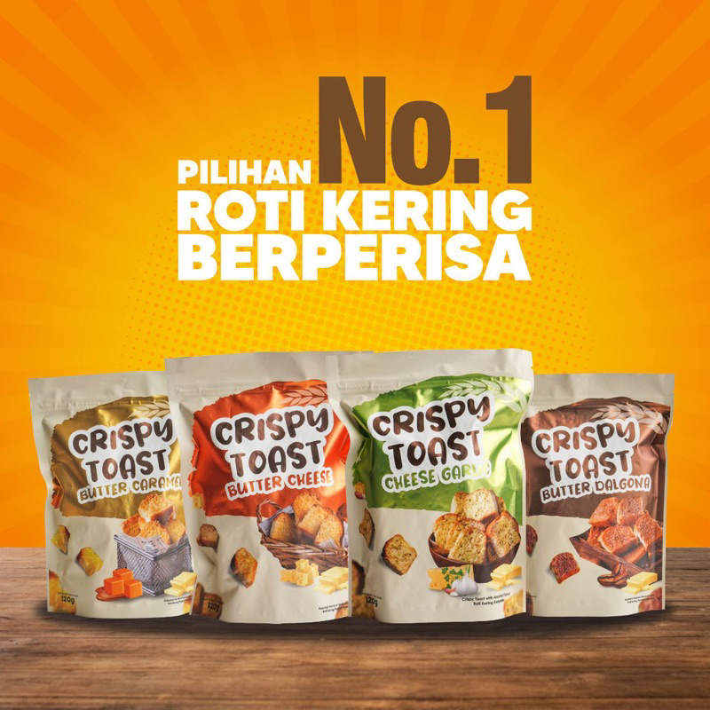 Crispy Toast (Roti Kering Berperisa) | Shopee Malaysia