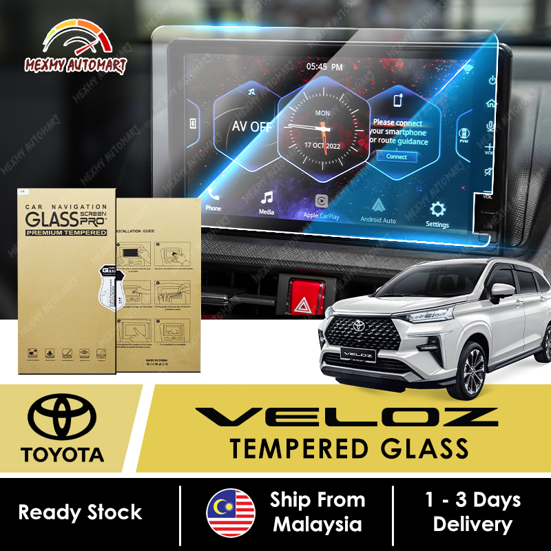 TOYOTA VELOZ 2022 - 2025 Screen Protector Tempered Glass Infotainment ...