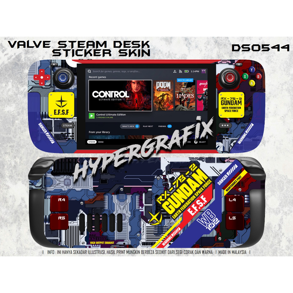 Steam Deck Sticker Skin 0544 | Shopee Malaysia