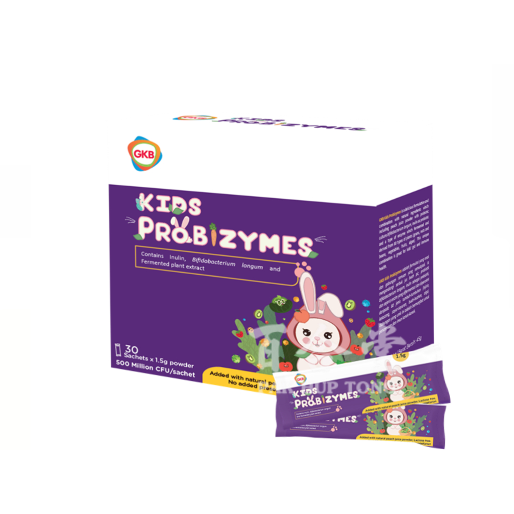 GKB - KIDS PROBIZYMES : PROBIOTICS & DIGESTIVE ENZYMES FOR KIDS (1.5G X ...