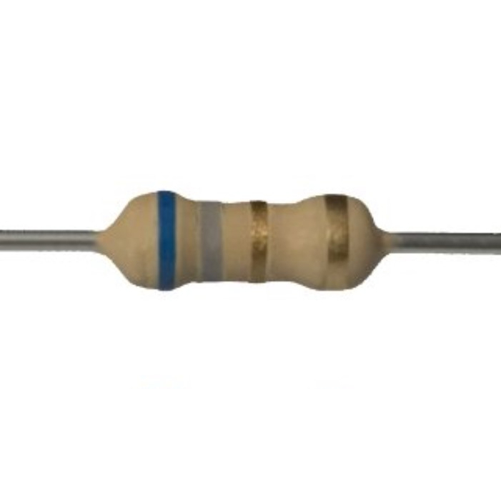 (50pcs) 1/4W Carbon Film Resistor - (1 ohm to 10M ohm) - 5% - Wide ...
