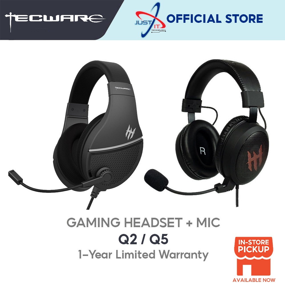TECWARE Q5/Q2 Gaming Headset With Mic | Shopee Malaysia