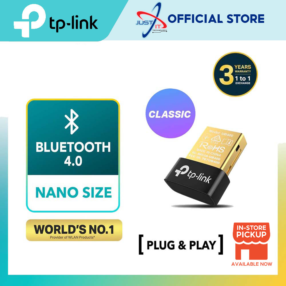 TP-Link ( UB400 / UB500 / UB5A ) Bluetooth 4.0 / 5.0 Nano USB Adapter For Desktop Laptop Dongle ...