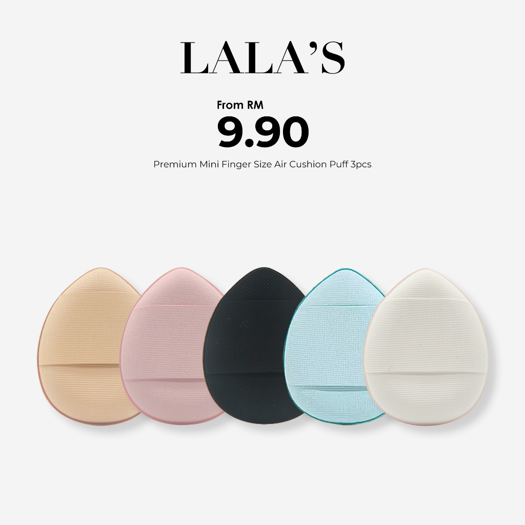 Premium Mini Finger Size Air Cushion Puff 3pcs | Shopee Malaysia