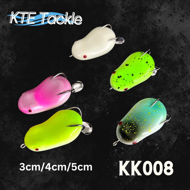 【KTE】 Umpan Katak Casting Lure Bait Bionic Soft Frog Double Hook Jump ...