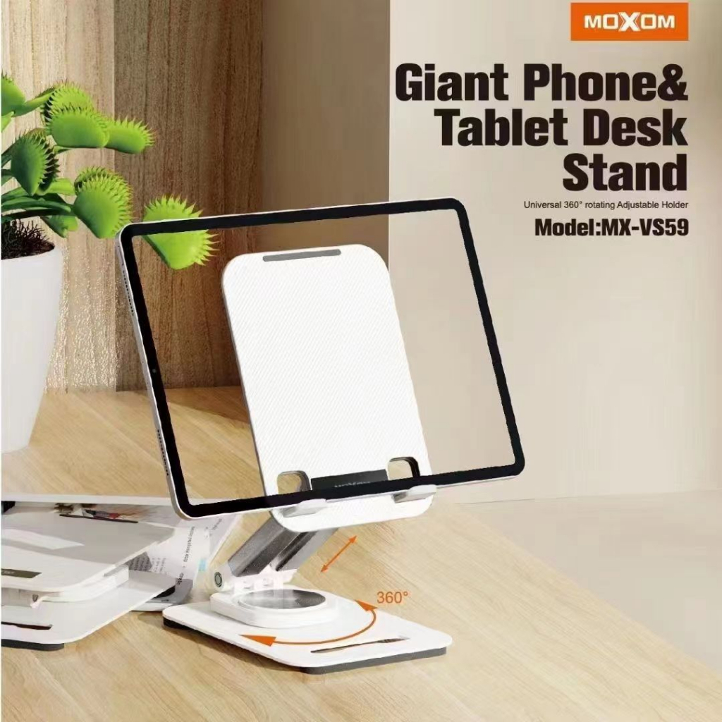 [NEW] MOXOM MX-VS59 / PHONE TABLET HOLDER / STAND / 360 ROTATABLE ...