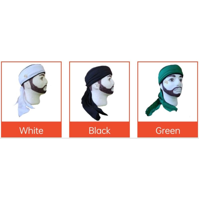 SERBAN INSTANT PRAYER CAP ISLAMIC INSTANT HEAD PECI SERBAN ARAB PLAIN ...