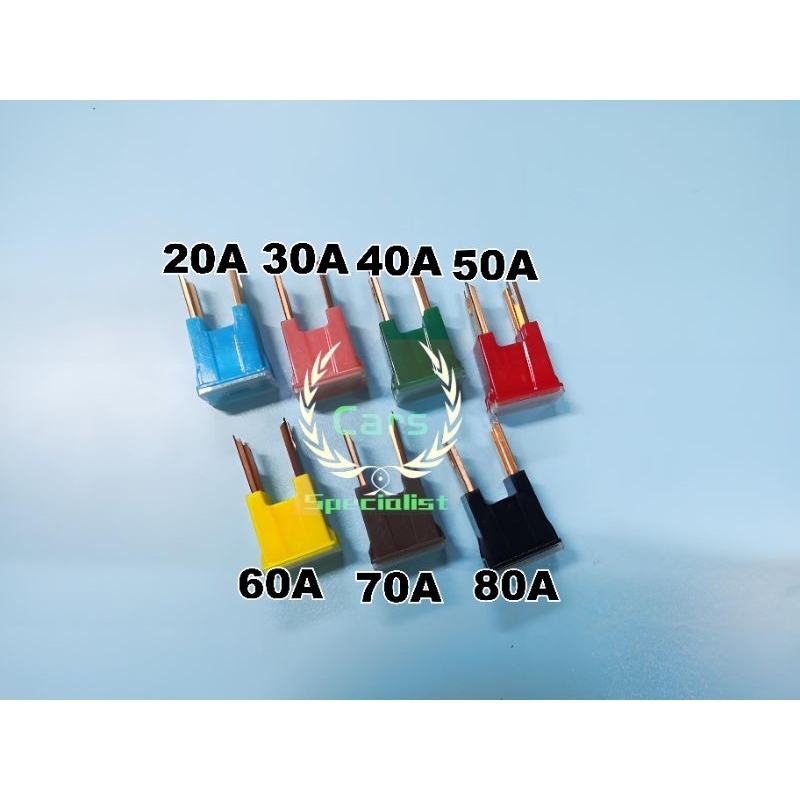CAR MAIN FUSE 20A 30A 40A 50A 60A 70A 80A 100A 120A 140A(STRAIGHT LEG ) | Shopee Malaysia