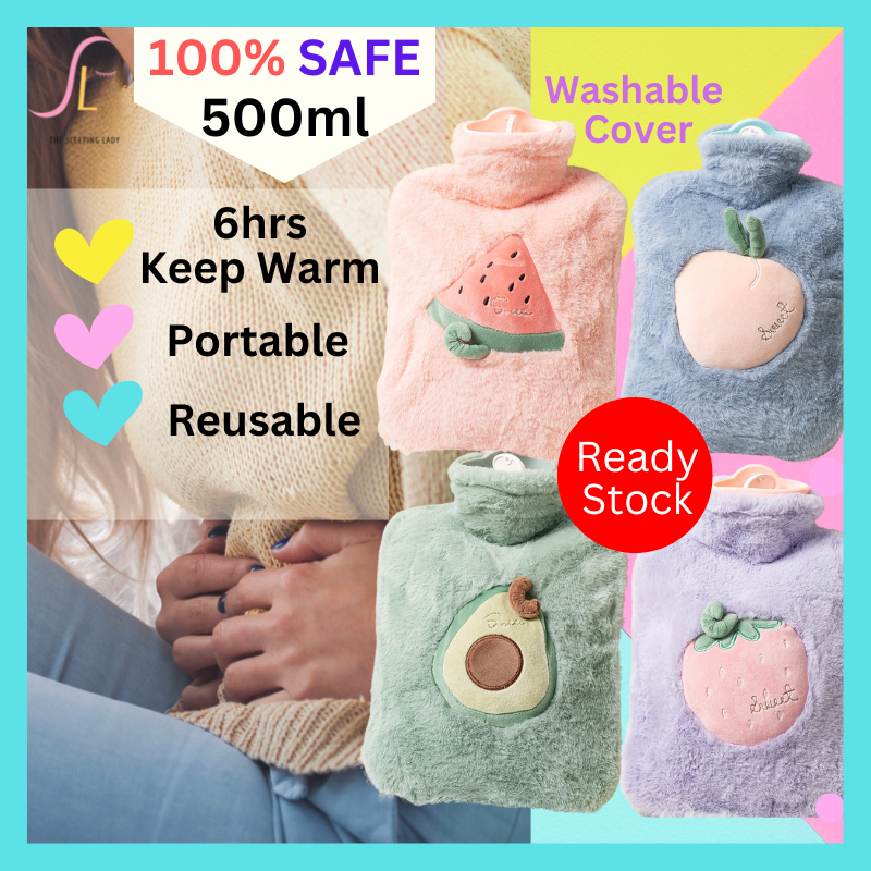 Period Hot Water Bottle Bag Hot Pack For Period Pain Relief Hot Water ...