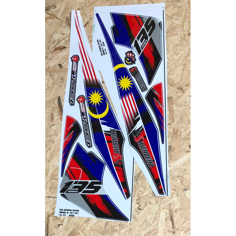 STICKER LC135 V1-V7 MERDEKA 2022 | Shopee Malaysia