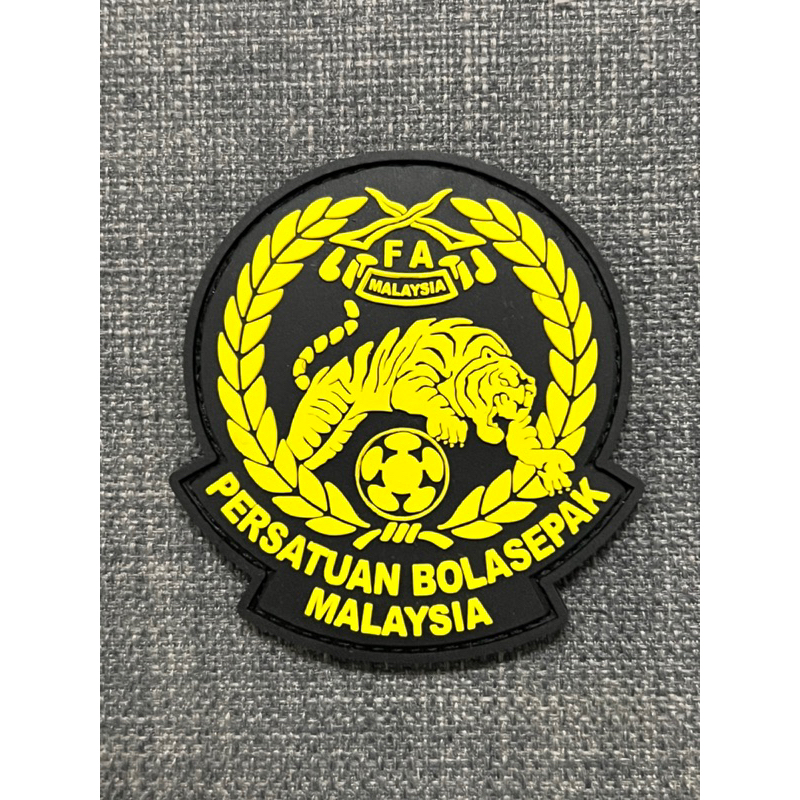 PERSATUAN BOLA SEPAK MALAYSIA / FAM / HARIMAU MALAYA RUBBER PATCH WITH ...