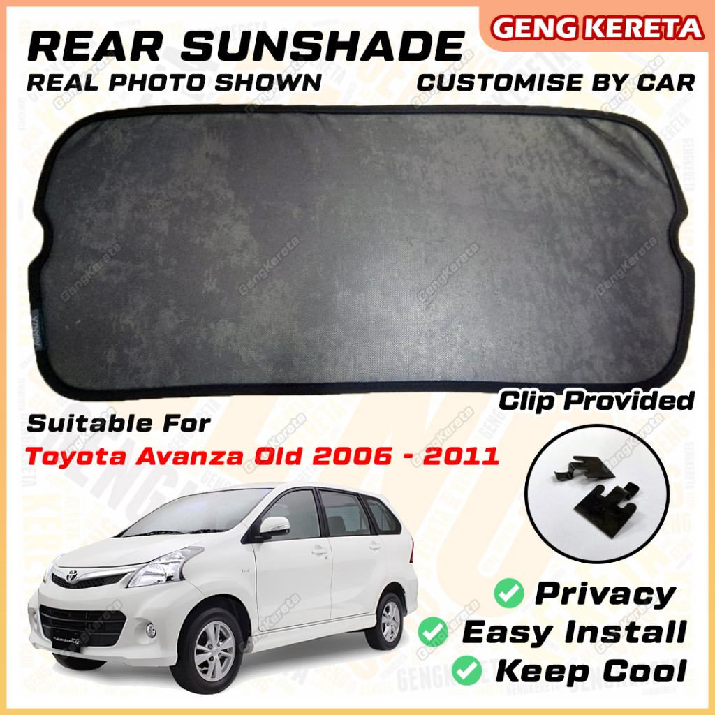 Custom Fit OEM Rear Windscreen Car Sunshade / Sunshades / Sun shade ...
