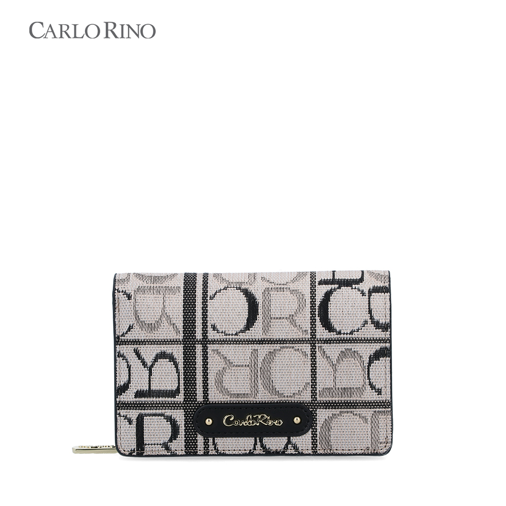 Carlo Rino Black Carlo GEO Jacquard Short Wallet | Shopee Malaysia