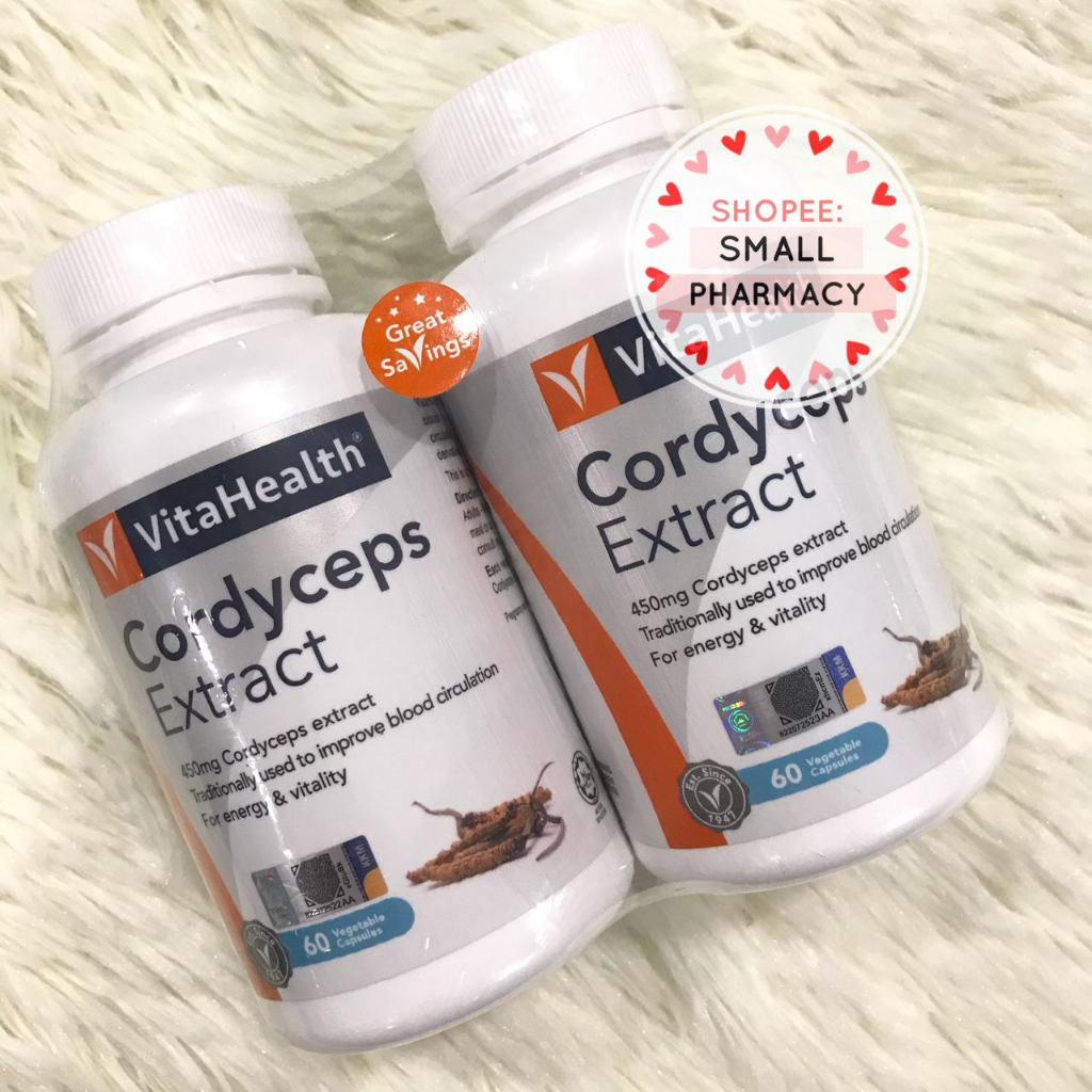 Vitahealth Cordyceps Extract 450mg 60S X 2 019430 | Shopee Malaysia