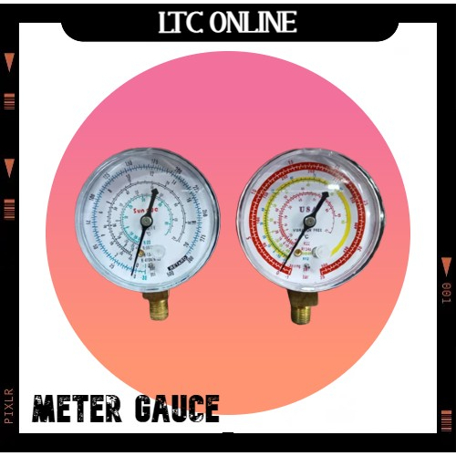 Refrigerant Gauce Meter Gauce High / Low for R410 R22 R32 R134 (Random ...