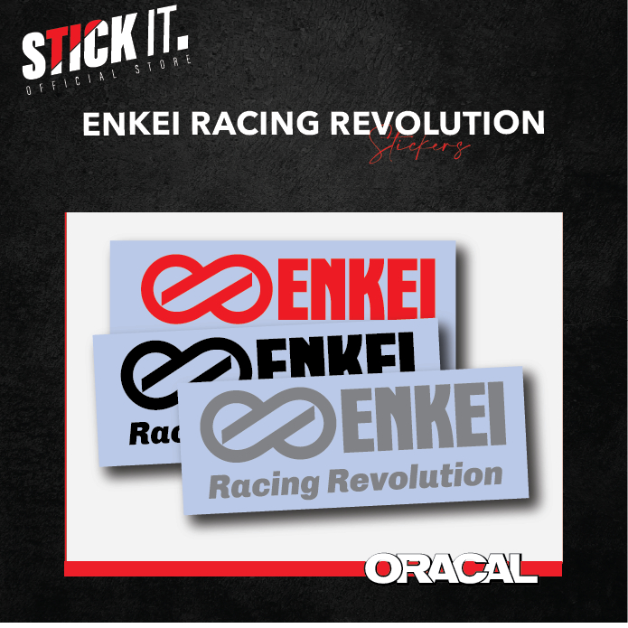 [READY STOCK] ENKEI RACING REVOLOUTION CAR RIM STICKER | KERETA STICKER ...