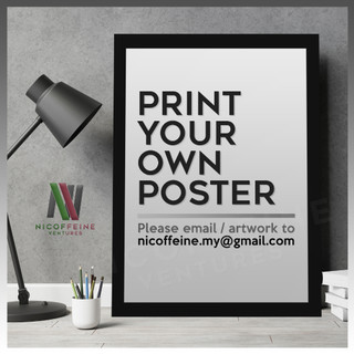 [Poster Only] Custom Poster Print A1 A2 A3 A4 30x40 40x50 50x70 Custom ...