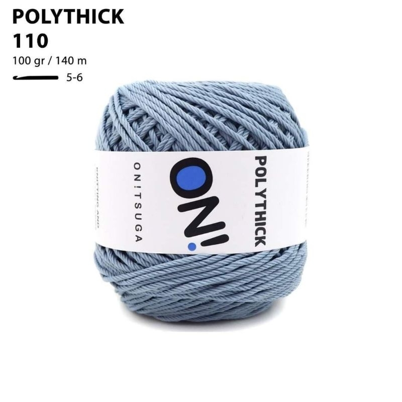 Benang Rajut POLYTHICK ONITSUGA | Shopee Malaysia
